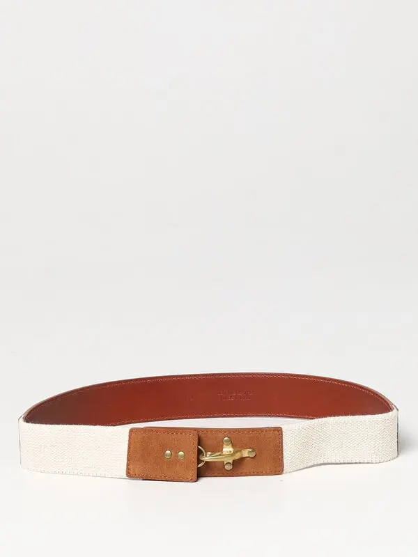 FAY Wide Belt - Beige