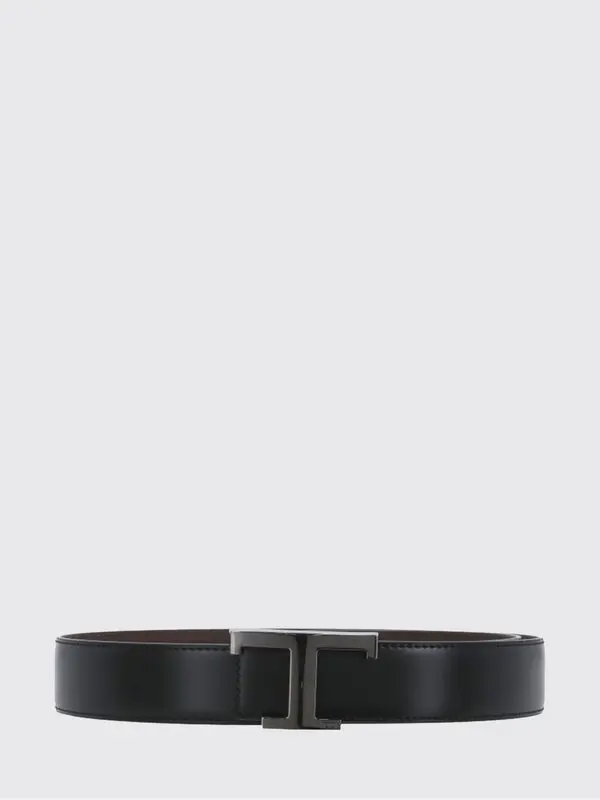TOD'S Leather Belt - Black