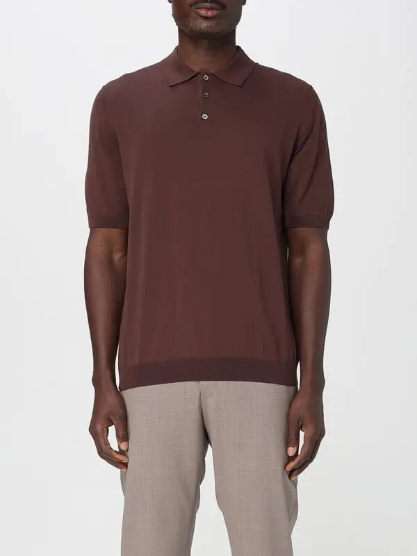 BALLANTYNE Polo Shirt - Brown