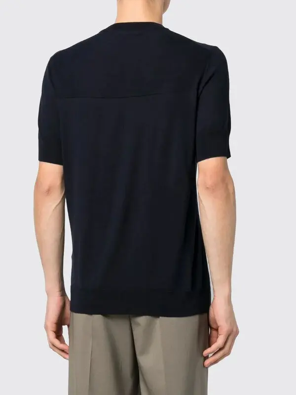 JIL SANDER Ribbed Knit Sweater - Navy