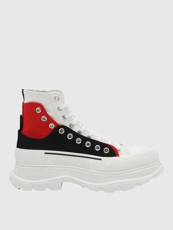 Alexander McQueen Tread Slick Canvas Sneakers - Black