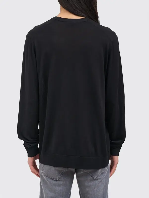PAOLO PECORA Crew Neck Sweater - Black
