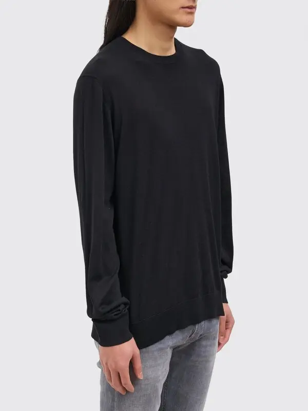 PAOLO PECORA Crew Neck Sweater - Black
