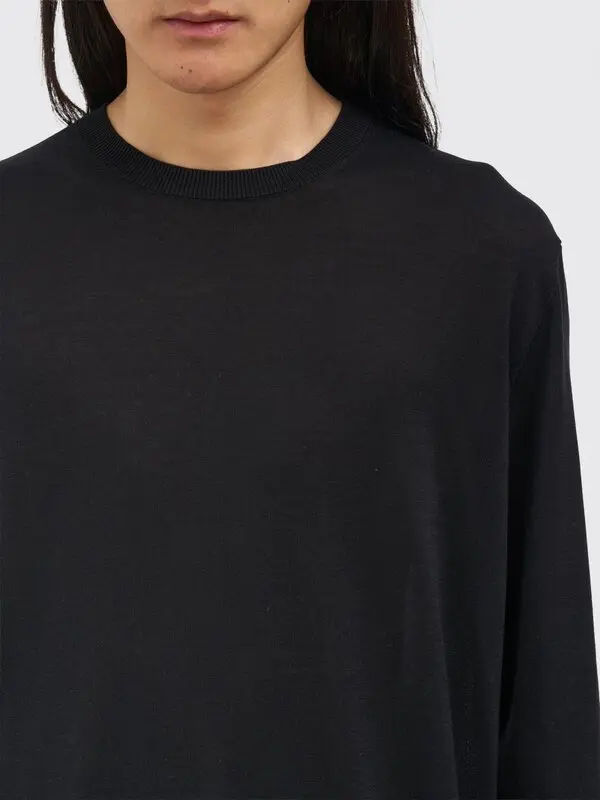 PAOLO PECORA Crew Neck Sweater - Black