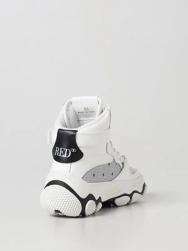 Red Valentino High Top Sneakers - White