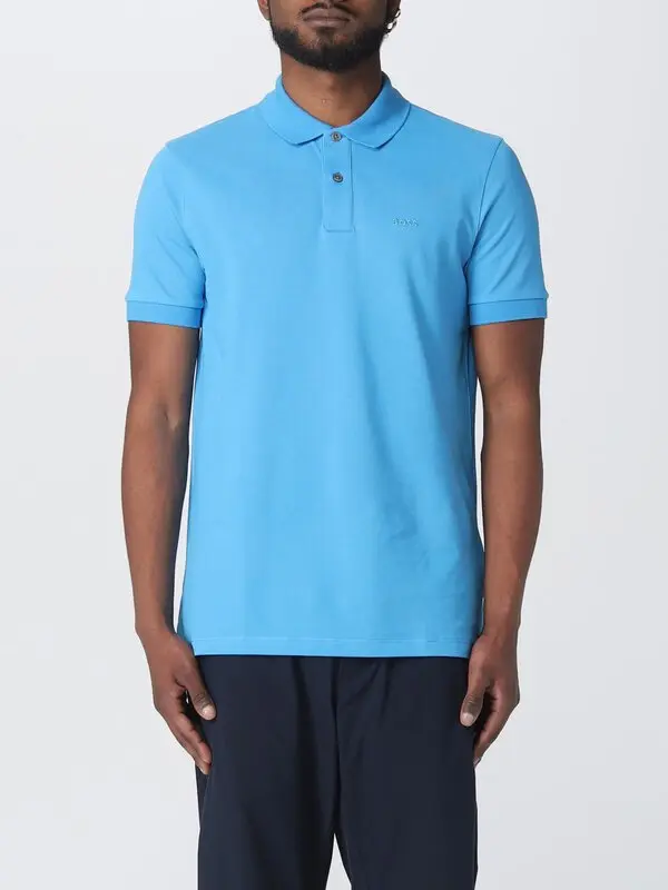 BOSS Polo Shirt - Gnawed Blue