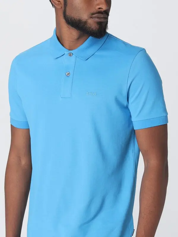 BOSS Polo Shirt - Gnawed Blue