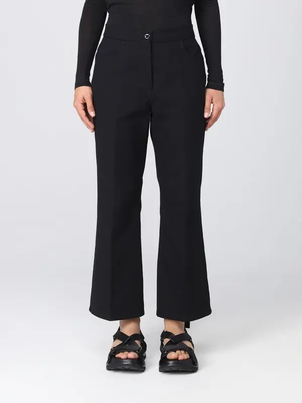 JIL SANDER Tailored Wide Leg Trousers - Black