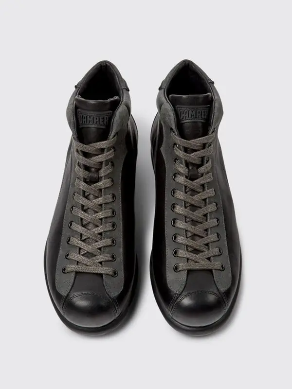 Camper High Top Lace Up Sneakers - Black