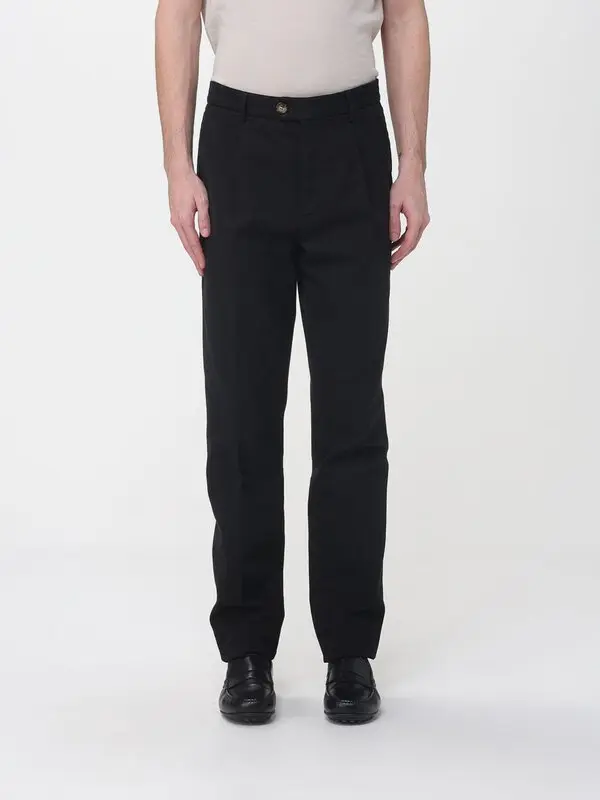 Brunello Cucinelli Tailored Gabardine Pants - Black