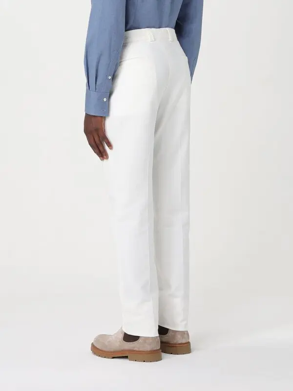 Brunello Cucinelli Tailored Gabardine Pants - Yellow Cream
