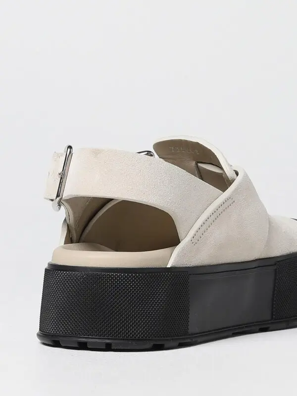 Alexander McQueen Suede Platform Mules - Beige