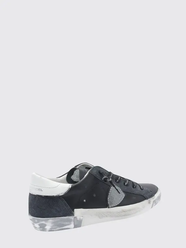 Philippe Model Leather Sneakers - Black