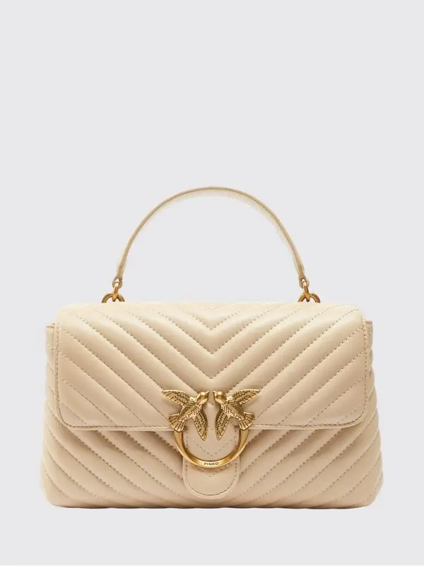 Pinko Quilted Handbag - Sand