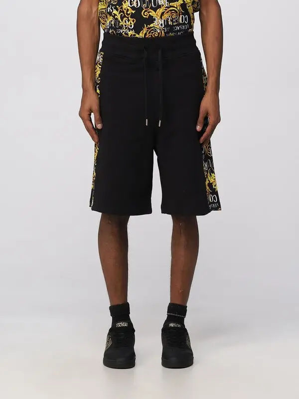 Versace Printed Shorts - Gold