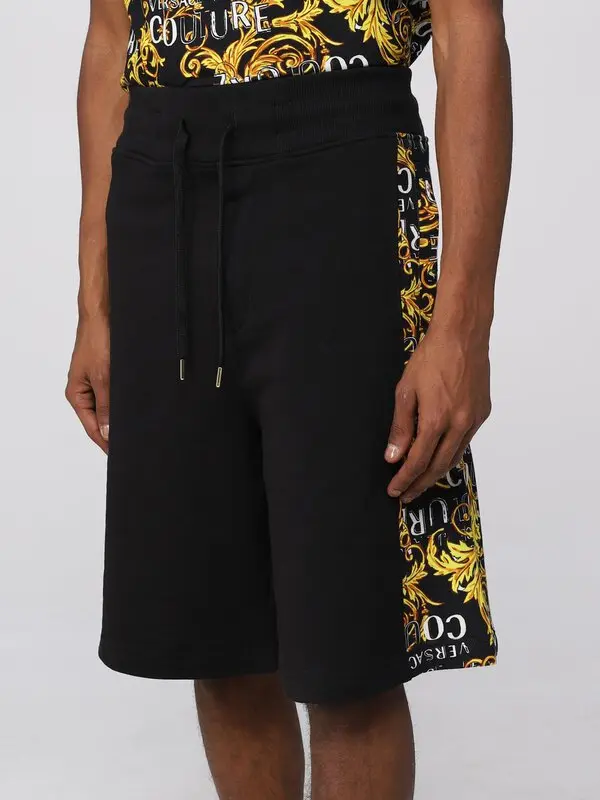 Versace Printed Shorts - Gold