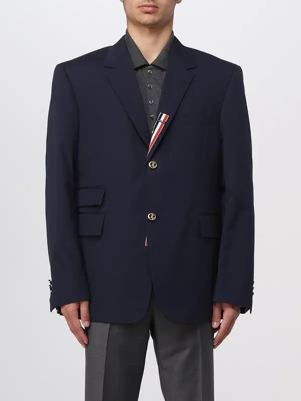 Thom Browne Blazer In Cotton Blend