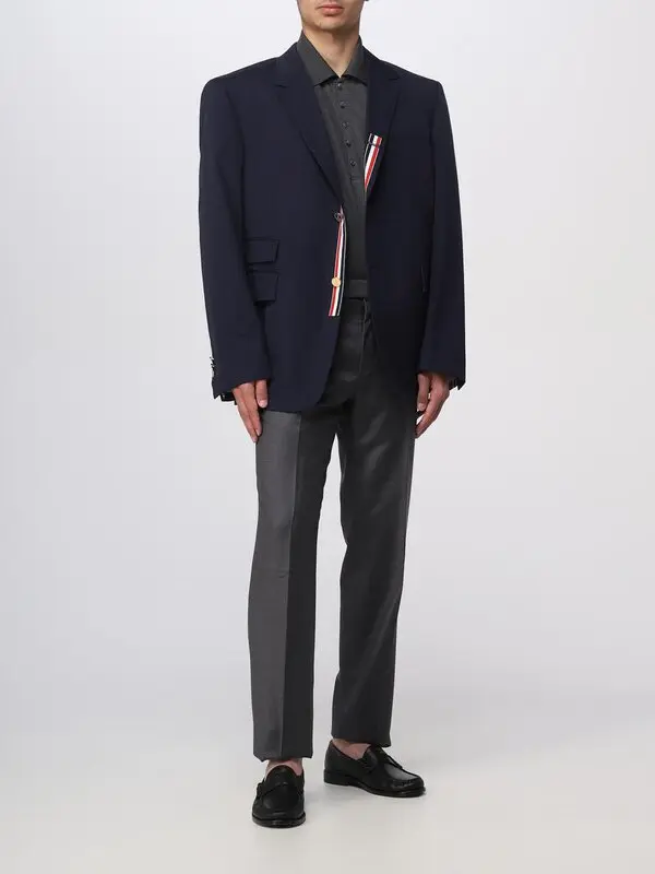 Thom Browne Blazer In Cotton Blend