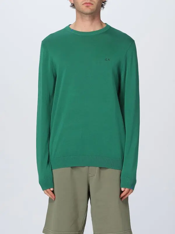 SUN 68 Pullover Sweater - Green