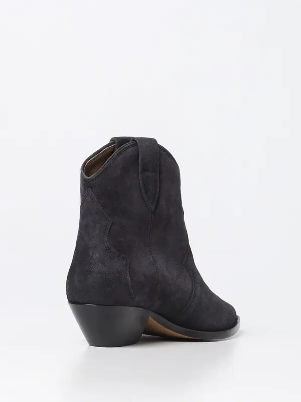 Isabel Marant Étoile Dewina Ankle Boots In Suede - Black