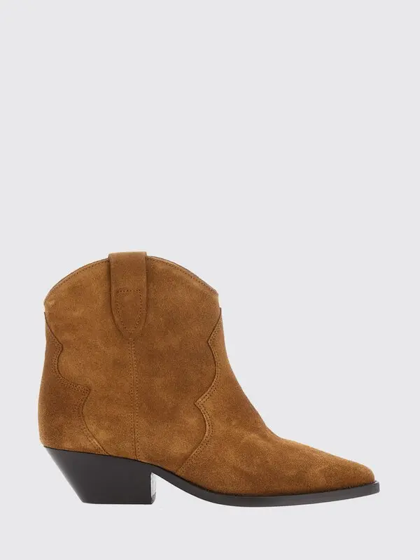 Isabel Marant Étoile Dewina Ankle Boots In Suede - Cocoa