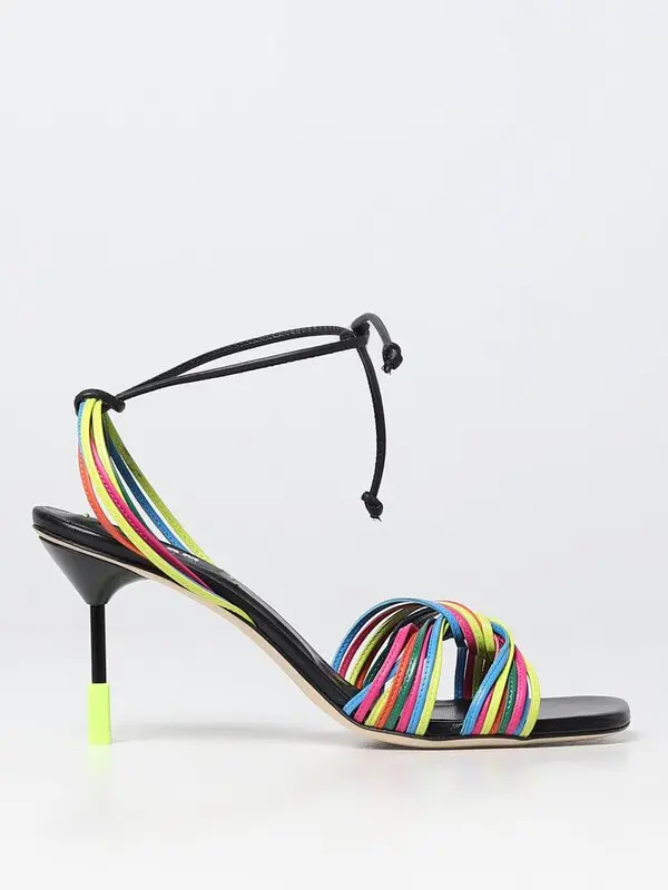 MSGM Leather Sandals - Multicolor