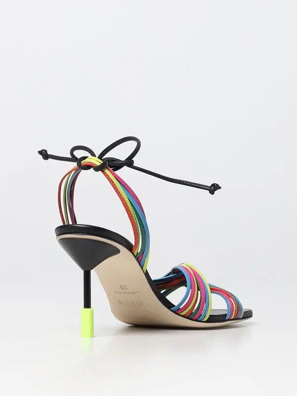 MSGM Leather Sandals - Multicolor