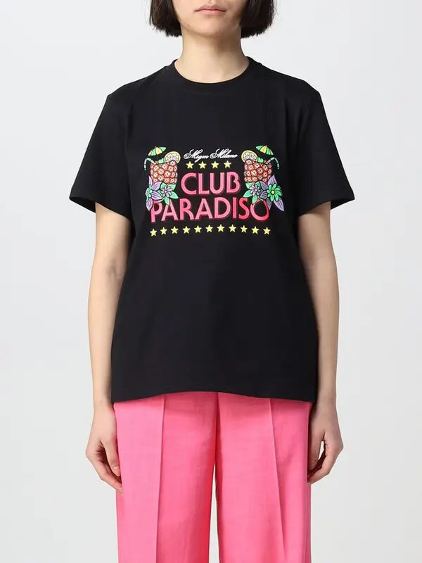 MSGM Club Paradiso Cotton T-shirt