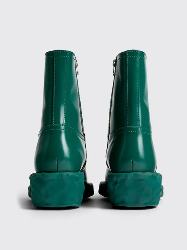 Camper Zip Up Boot - Green