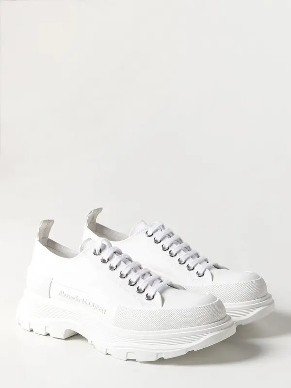 Alexander McQueen Canvas Sneakers - White