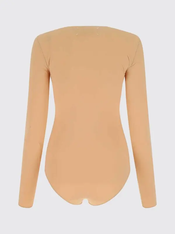 MAISON MARGIELA Long Sleeve Bodysuit - Nude