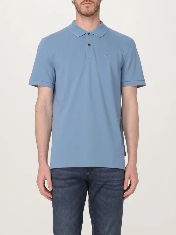BOSS Polo Shirt - Gnawed Blue