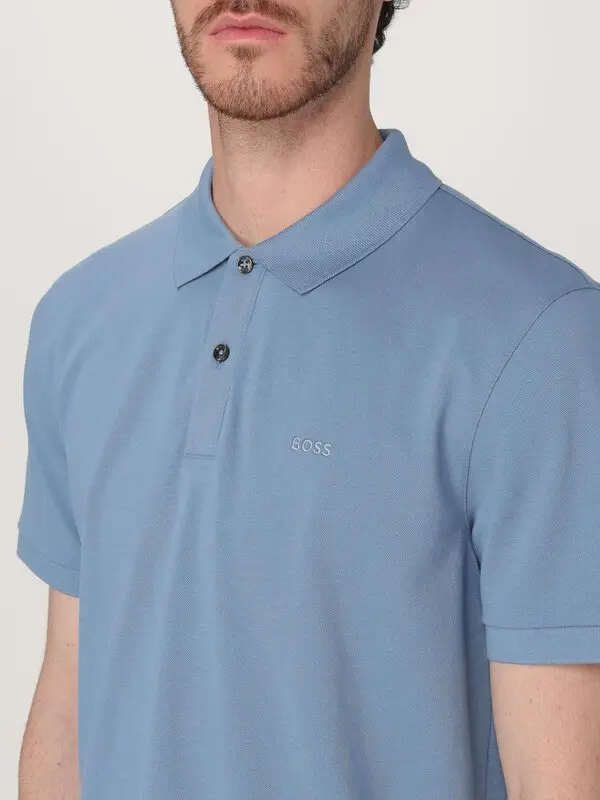 BOSS Polo Shirt - Gnawed Blue