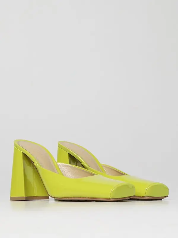 Bottega Veneta Leather Pumps - Lime