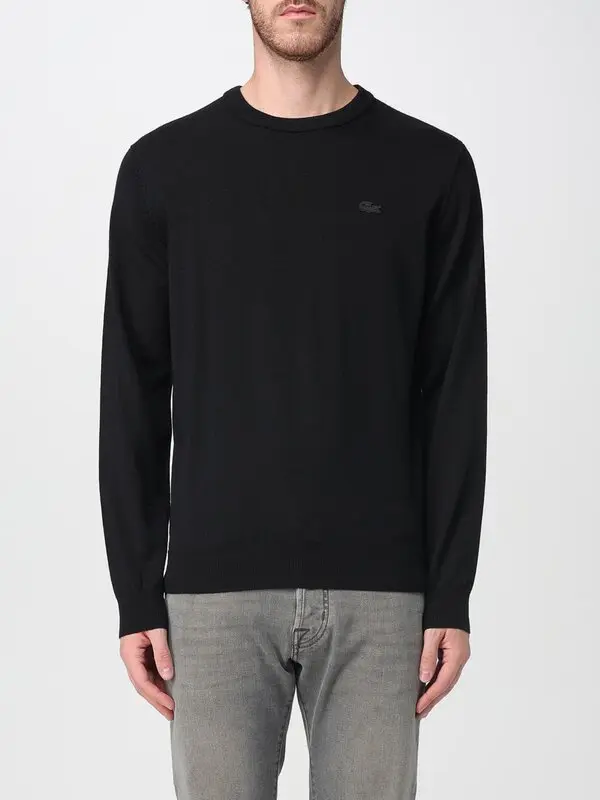Lacoste Crew Neck Sweater - Black