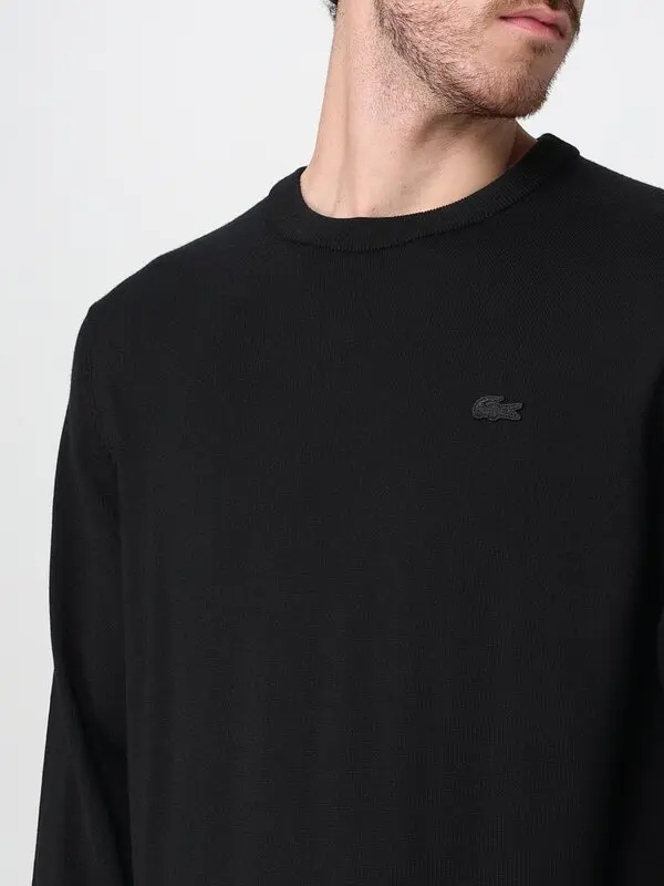 Lacoste Crew Neck Sweater - Black