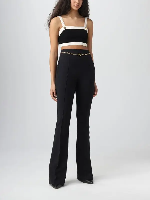 Elisabetta Franchi Trousers In Synthetic Fabric
