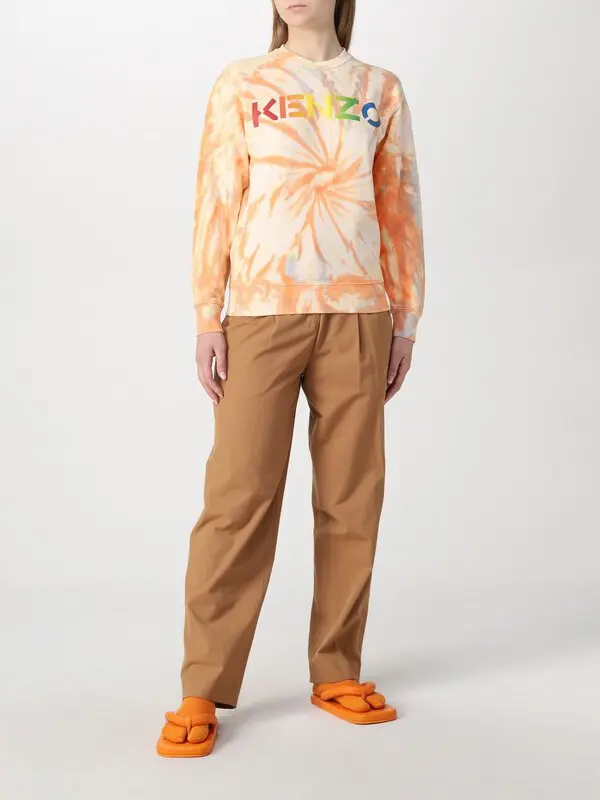 Kenzo Tie-dye Logo Sweatshirt - Multicolor