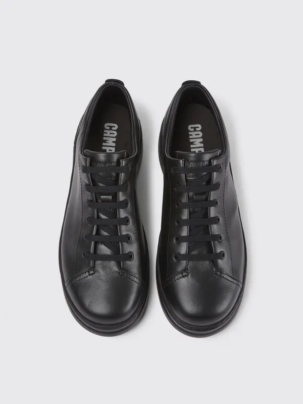 Camper Runner Up Calfskin Sneakers - Black