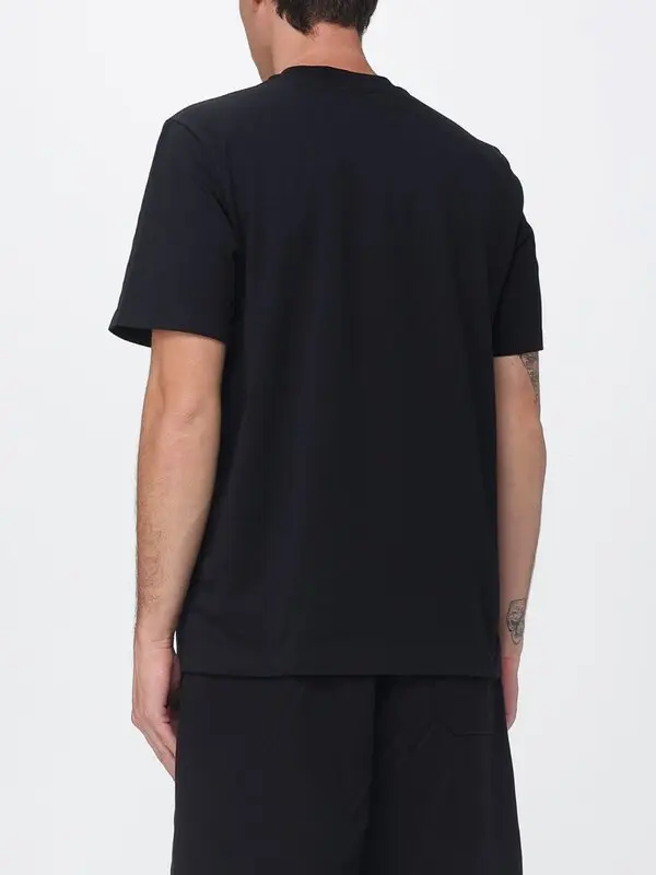 MSGM Cotton T-shirt With Logo - Black