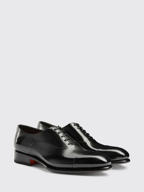 Santoni Brogue Shoes - Black