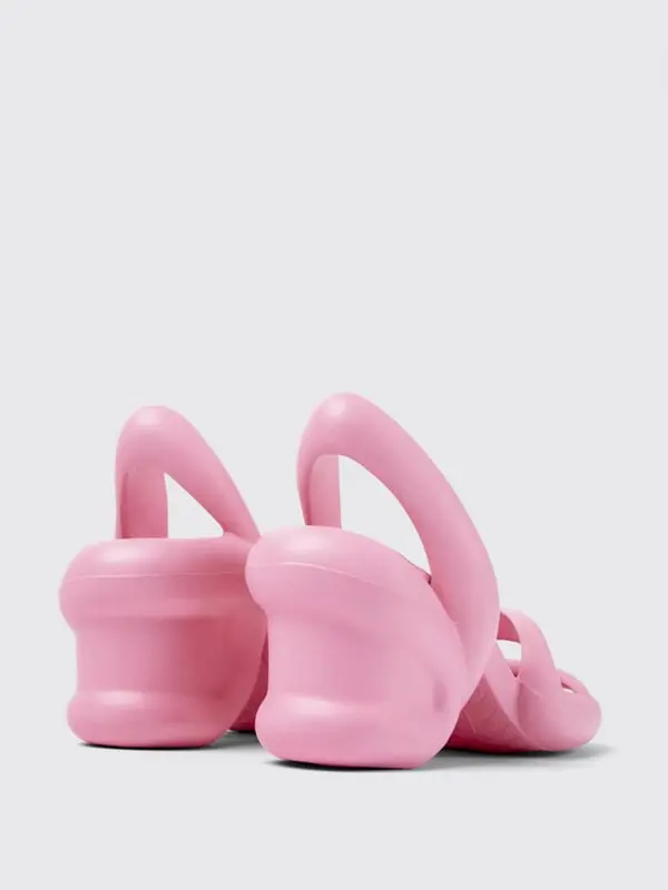 Camper Kobarah Rubber Heeled Sandals - Pink