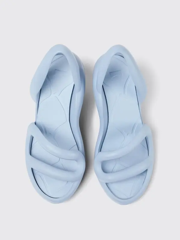 Camper Kobarah Rubber Heeled Sandals - Blue