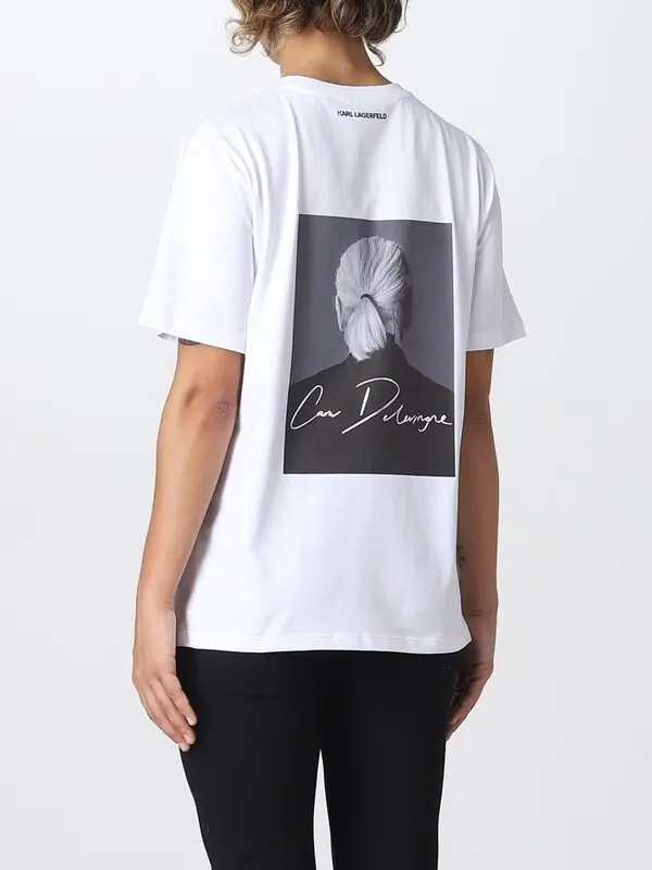 Karl Lagerfeld Crewneck T-shirt - White