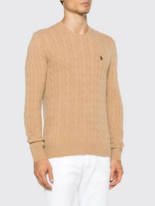 Polo Ralph Lauren Cable Knit Pullover - Camel