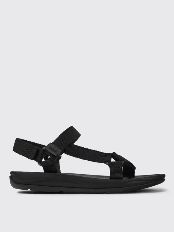Camper Match Heeled Sandals In Recycled Pet - Black