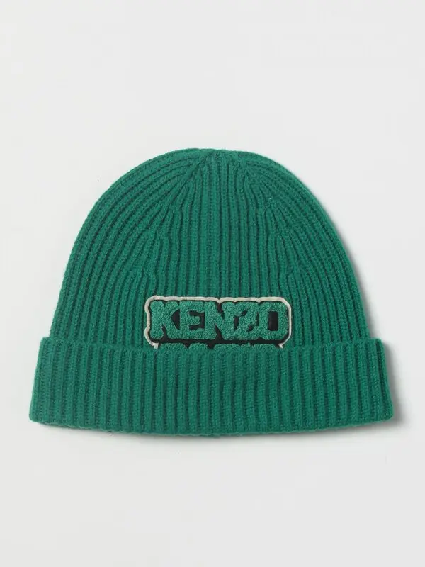 Kenzo Ribbed Cap - Green