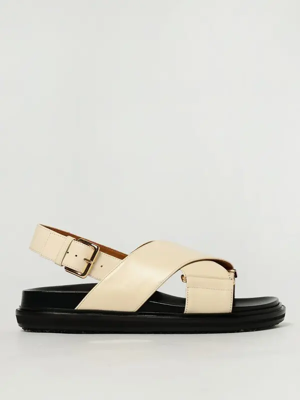 Marni Heeled Sandal - White
