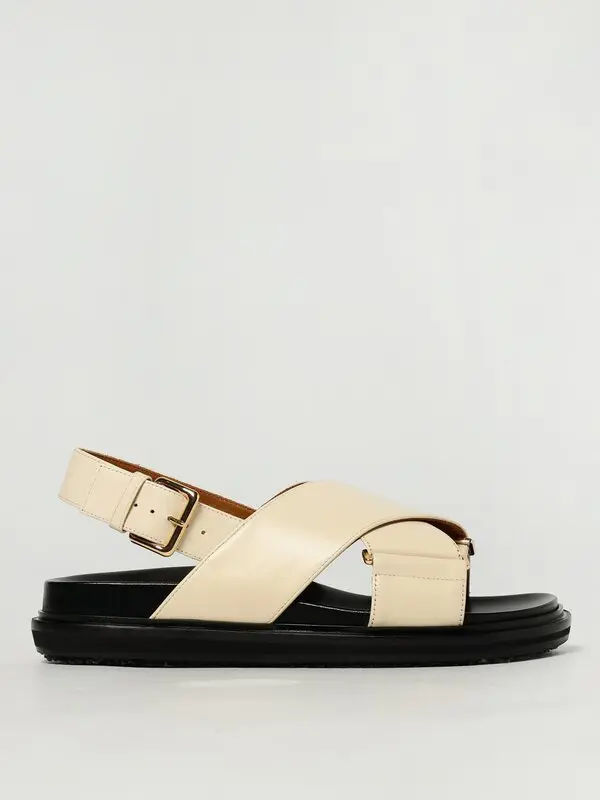 Marni Heeled Sandal - White