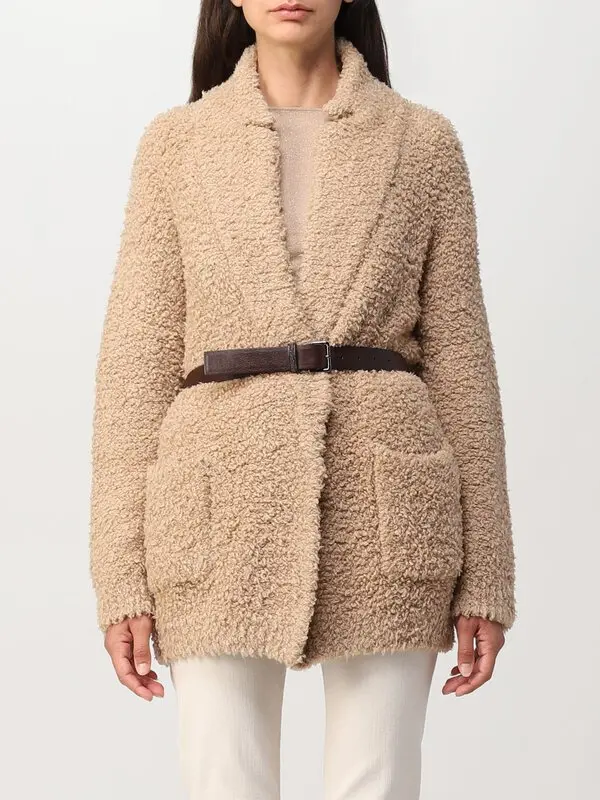 Brunello Cucinelli Textured Belted Jacket